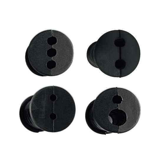 Rubber Inserts for 28mm 7/8" Clamp, Assorted Sizes & Applications