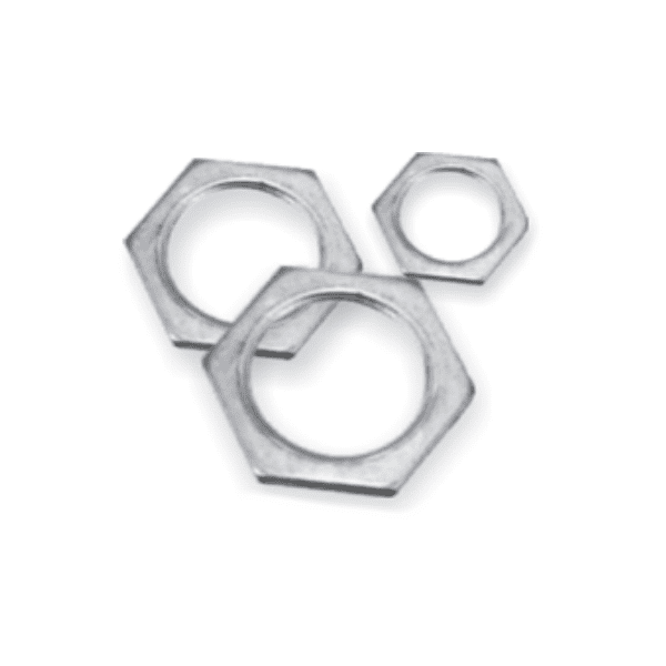 Bosal HEX Locknut for Male Adaptor, Galvanised Steel - Assorted