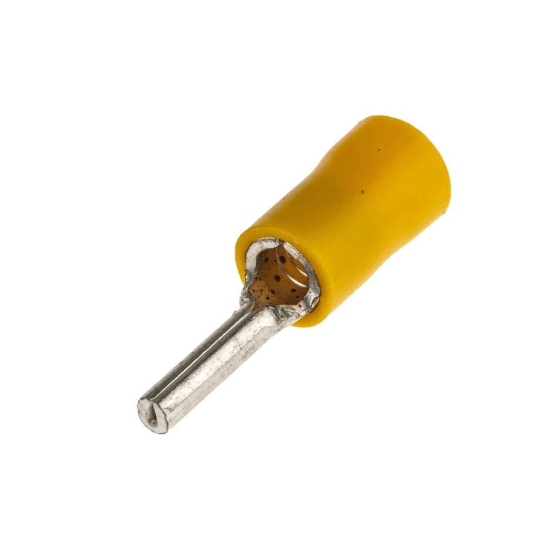 2.63 - 6.64 mm2 Pin Connector/Lug, Yellow Wire Size